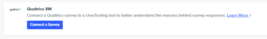 UserTesting Integration for Qualtrics – Knowledge Base Home