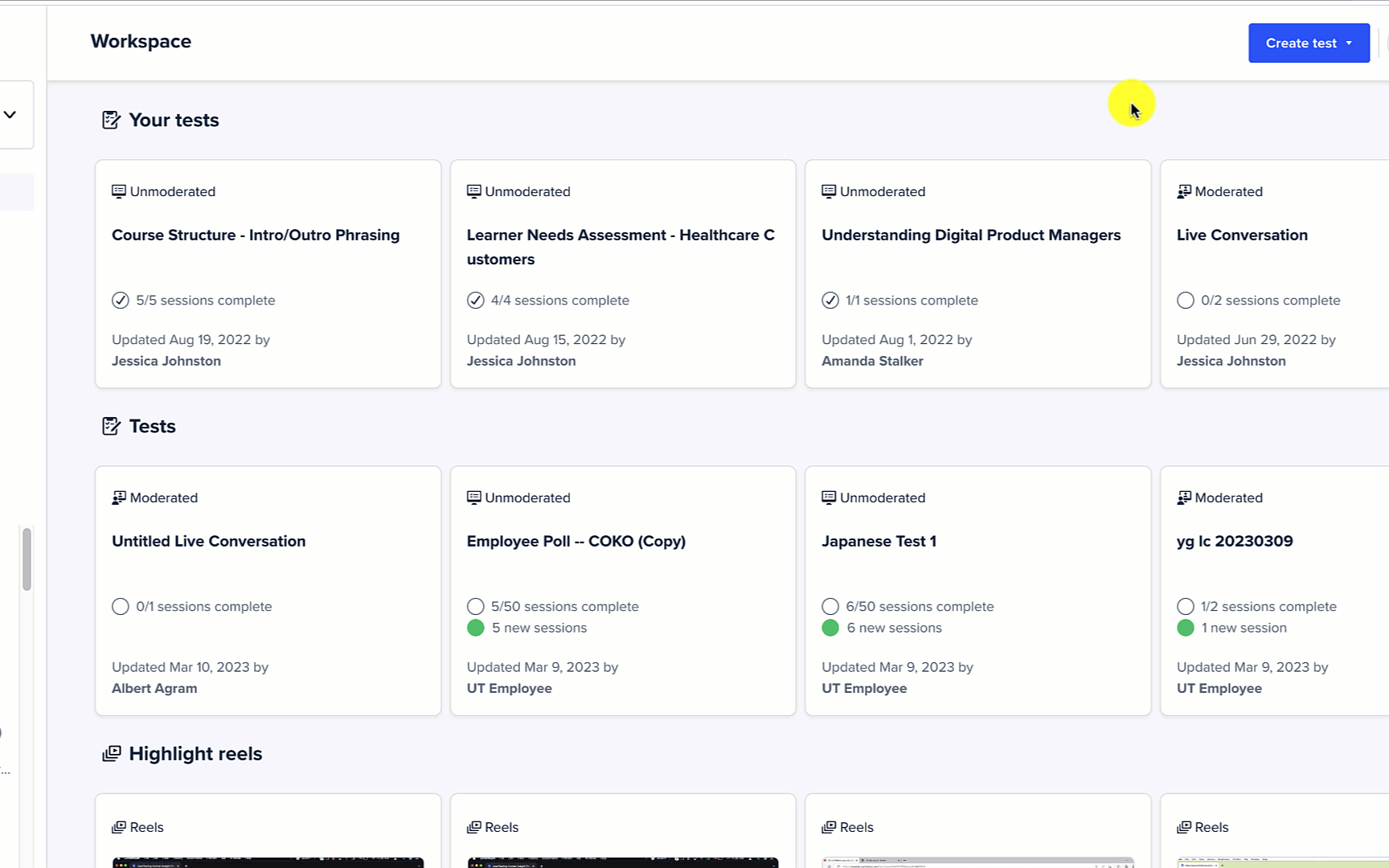 Integrated Tree Testing on the UserTesting Platform – Knowledge Base Home