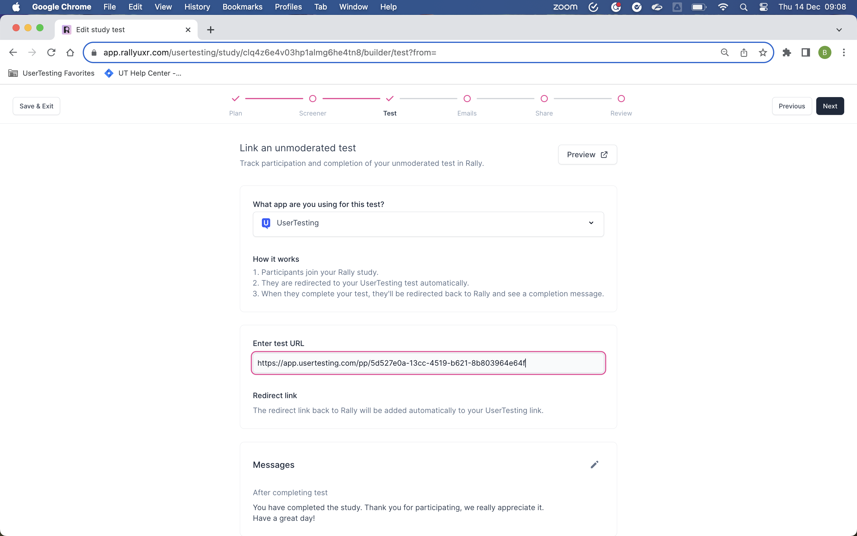 Rally Integration for UserTesting – Knowledge Base Home