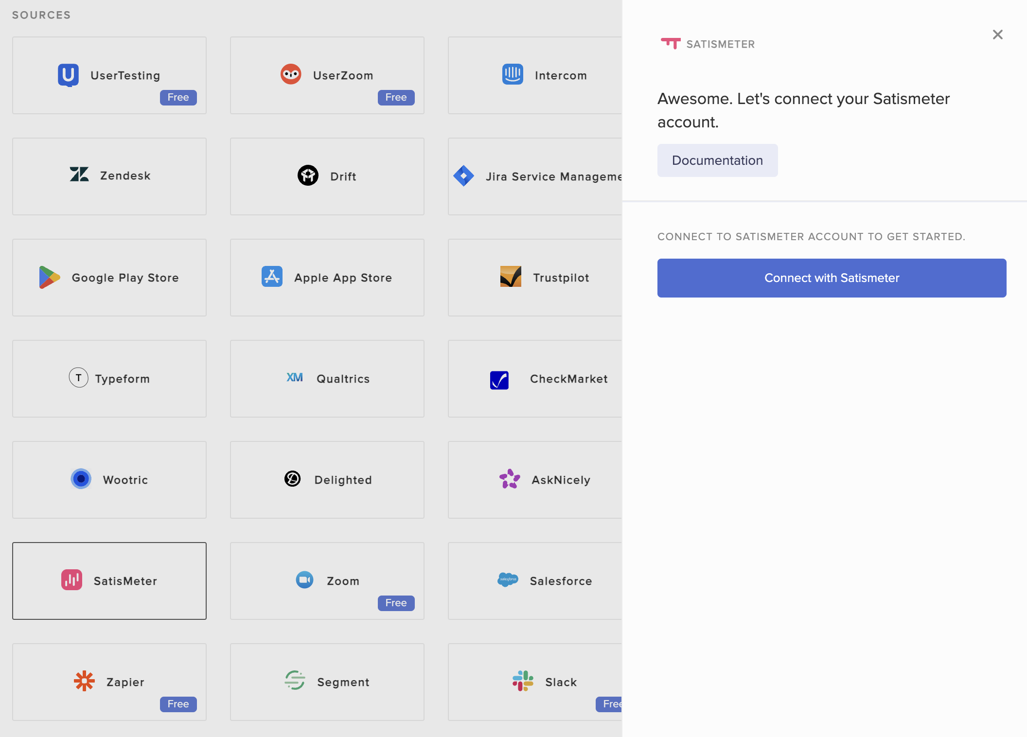SatisMeter – Knowledge Base Home